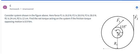 solved c homework unanswered consider system shown in the