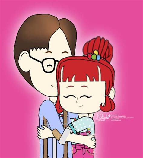 Rainbow Ruby Hugs Dad By Danielnakulatv On Deviantart