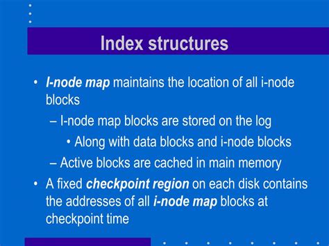 Ppt The Design And Implementation Of A Log Structured File System