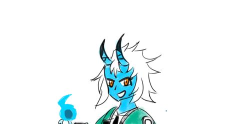 Zzz Blue Oni Girl Jksu 7070 경수7のイラスト Pixiv