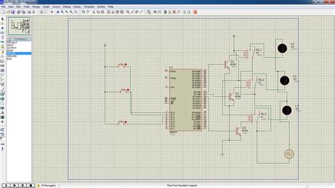 Automatic Street Light Control Using 8051 Micro Controller Keil Ide And Proteus Simulation
