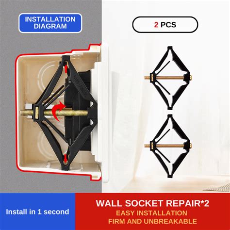 Type Switch Socket Bottom Box Repair Screw Broken Old Mounting Box Fast Tools Shopee