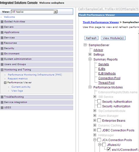 Monitoring The Execution Unit Connection Pool Size