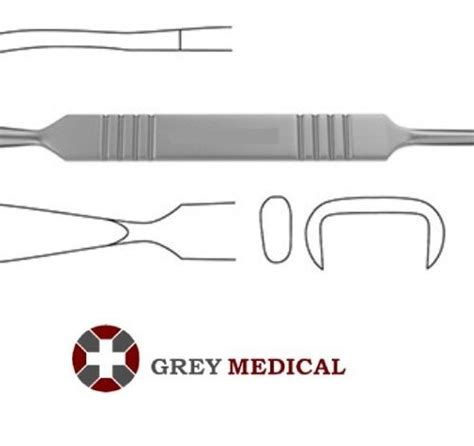 Doyen Rib Elevator Doyen Rib Rasp Grey Medical