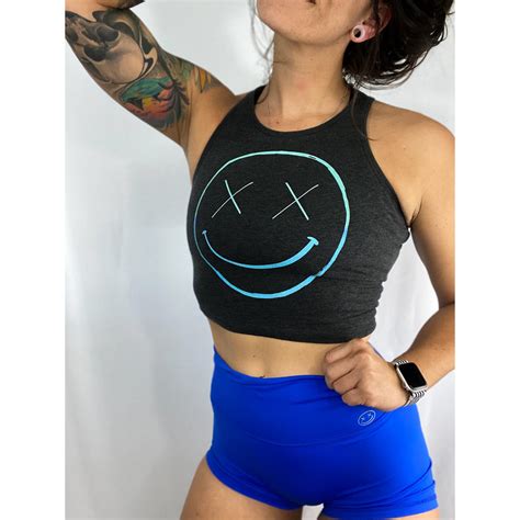 High Neck Crop Tanks Salty Savage