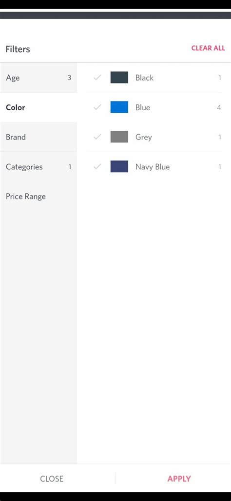 How To Create A Filter Options Screen Like Flipkart And Myntra In React Native By Samip Shah