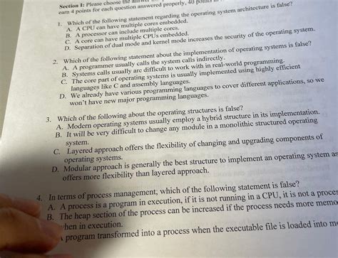 solved 1 which of the following statement regarding the a