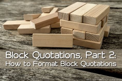 Block Quotations Part 2 How To Format Block Quotations