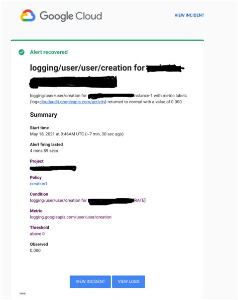 Custom Email Notifications For Google Cloud VM Instance Creation A