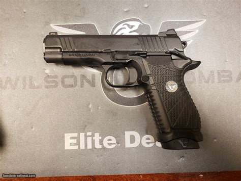 Wilson Combat Experior Doublestack Mm Blackout Naked Slide For Sale