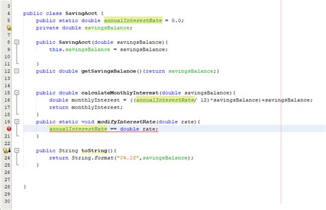 Solved Java Create Class Savingacct Use A Static