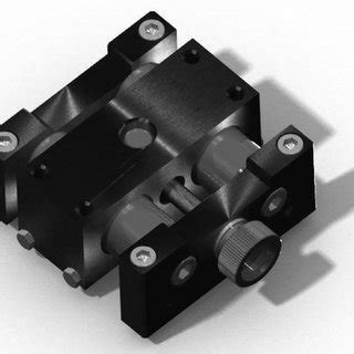 Self Designed Manual Linear Stage For Adjustment With One Download Scientific Diagram