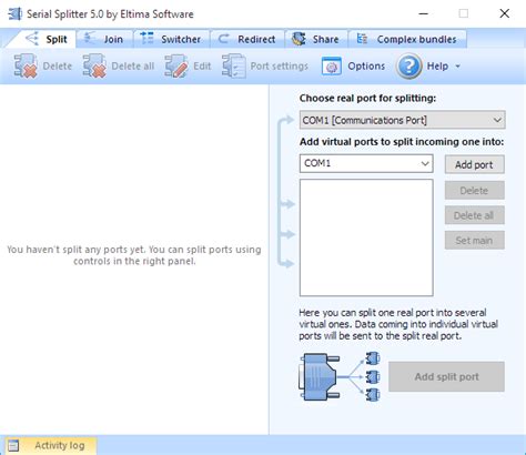 Serial Splitter Split Serial Port Among Several Applications