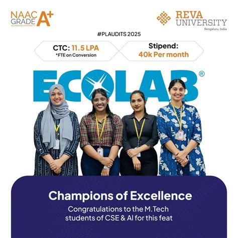 Plaudits2025 Revauniversity Championsofsuccess Aiinnovation Cseexcellence