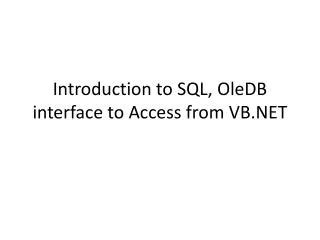 Ppt Introduction To Sql Data Retrieval And Joins Powerpoint Presentation Id