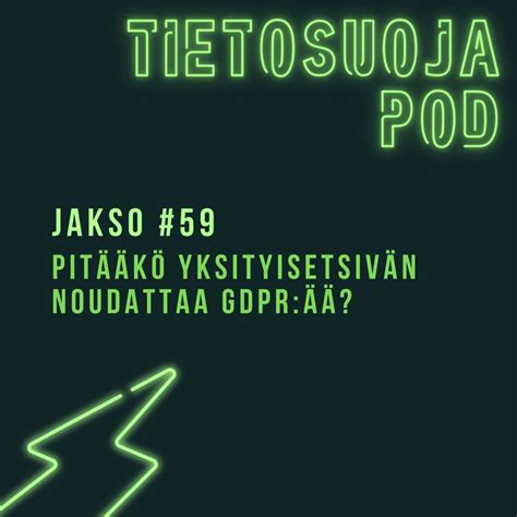 Mika Lindberg On Linkedin Ottakaahan Kuunteluun Privacypod Ja Etenkin Tuorein Jakso Missä äänessä…