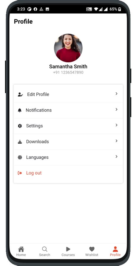 Ionic Lms App Template Course App Template Ionic Udemy Clone Ionic