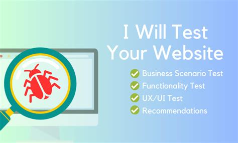 Qa Test Your Website And Web Apps For Bugs And Usability By Phaisal91