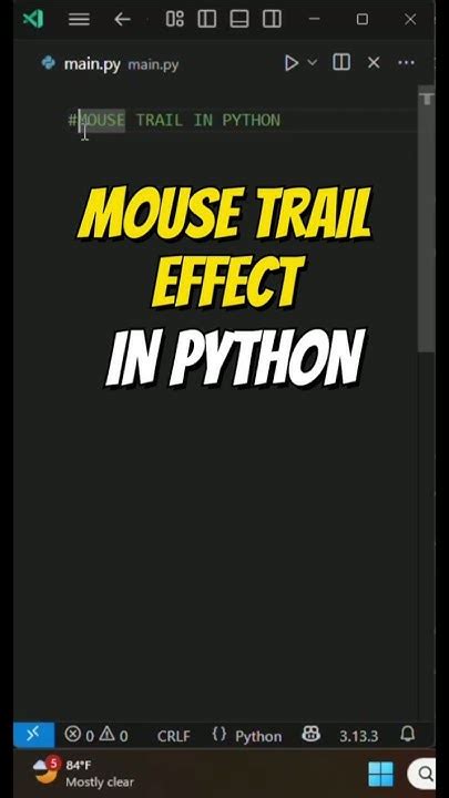 Mouse Trail In Python 🐭 Shorts Codingbat Coding Correctcoding