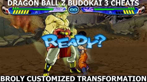 Customized Brolys Lssj Transformation Dragon Ball Z Budokai 3 Cheats