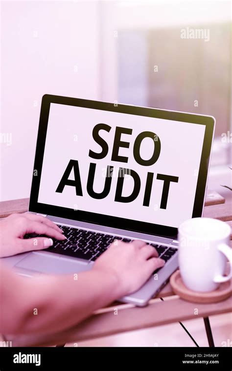 Text Sign Showing Seo Audit Concept Meaning Search Engine Optimization