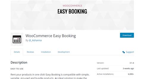 Woocommerce Easy Booking Plugin Wookeeper