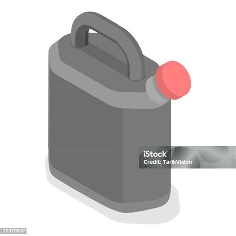 빈 플라스틱 용기의 3d 등각 투영 평면 벡터 세트입니다 항목 1 가솔린에 대한 스톡 벡터 아트 및 기타 이미지 가솔린 갤런 공란 Istock
