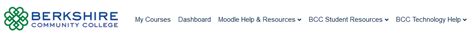 Moodle Basic Navigation Berkshire Community College