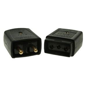 Black Pin Flex Connector Rubber Flex Connectors UK Electrical Supplies