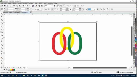 How To Create Olympic Logo Inside Corel Draw YouTube