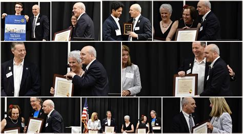 Vice Governor Steve Weitzen Presents Awards On Chuck Pretto S Behalf District 5340