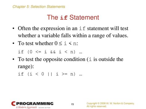 Selection Statements Chapter Ppt Download