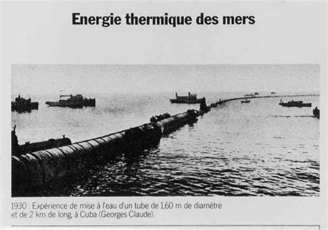 Ocean Energy A Brief Journey Through Otecs History