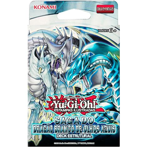 Yugioh Deck Estrutural Dragão Branco De Olhos Azuis Loja Two Head