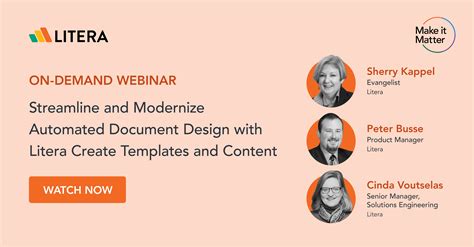 Streamline And Modernize Automated Document Design With Litera Create Templates And Content Litera