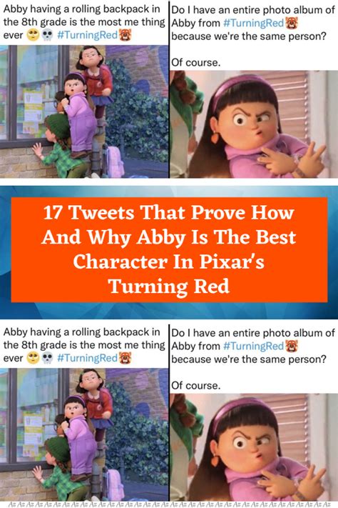 Tweets That Prove How And Why Abby Is The Best Character In Pixar S Turning Red Artofit