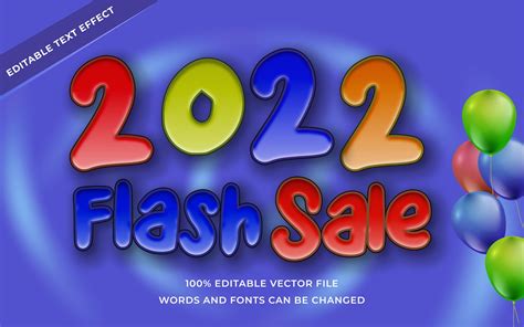 Editable Text Effect Full Color New Year Graphic By Edienstd · Creative Fabrica