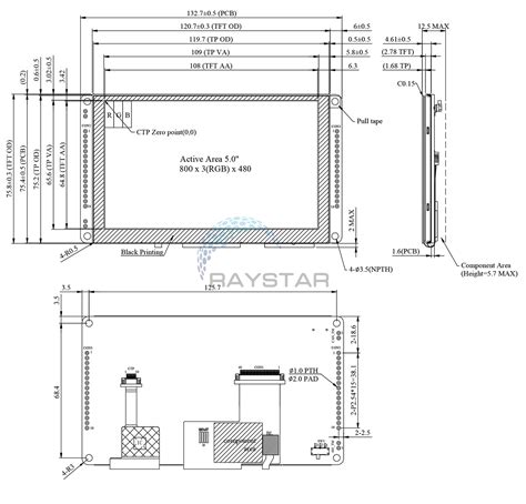 RL0F00050000FGDADSA00 Raystar Optronics Inc