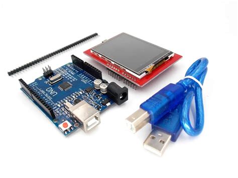uno r3 mega328p 2 4 inch tft touch lcd screen module uno in integrated