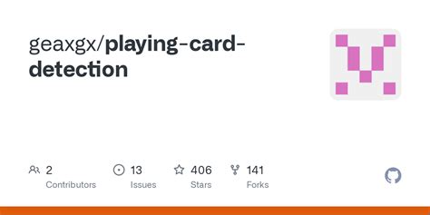 Github Geaxgxplaying Card Detection