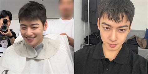 차은우 군 입대 앞두고 머리 짧게 잘랐다 얼마나 남았나