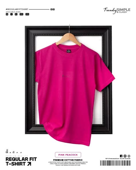 Regular Fit Plain Pink Peacock Axaro Bd