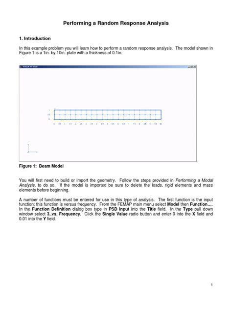 Random Response Analysis Pdf Dialog Box Function Mathematics