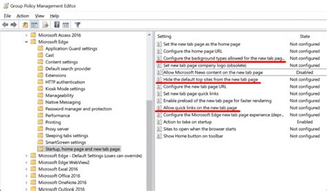 Microsoft Edge Open New Tab Without MSN News Configure Start Pages With GPO Sysops