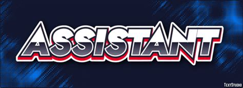 Assistant Text Effect And Logo Design Word