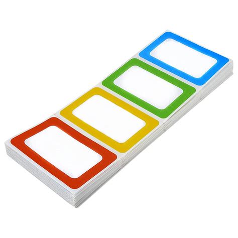 이름 스티커 상자 라벨 이름표 데스크탑 사무실 정리 동판 스티커 학교 용품 200 개 파일링 제품