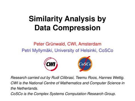 Ppt Similarity Analysis By Data Compression Powerpoint Presentation