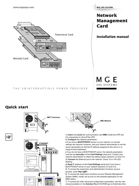 Network Management Card Installation Manual Eng Pdf Ip Address Computer Network