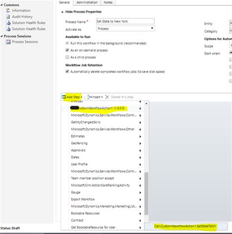 Creating Custom Workflow Activities Workflow Extensions In
