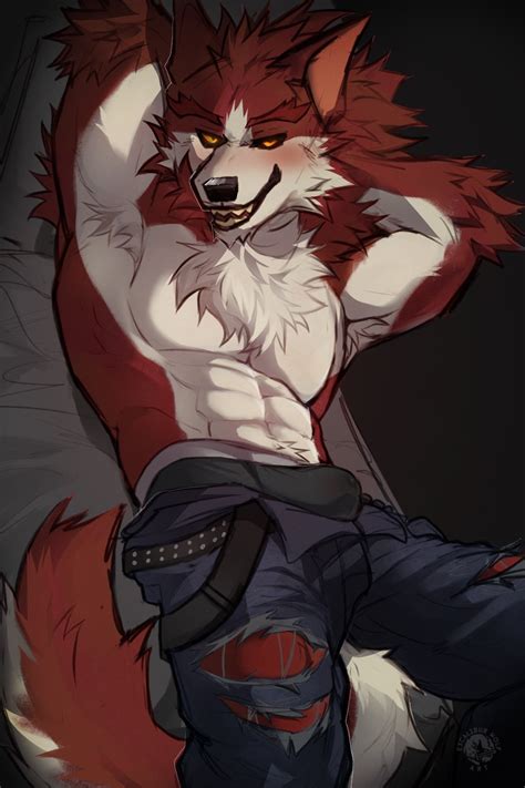 Rule 34 Anthro Blush Blushing At Viewer Boxers Bulge Canid Canine